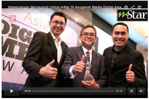 mStar Portal Berbahasa Malaysia Pertama Menang Anugerah Asia - Video ...