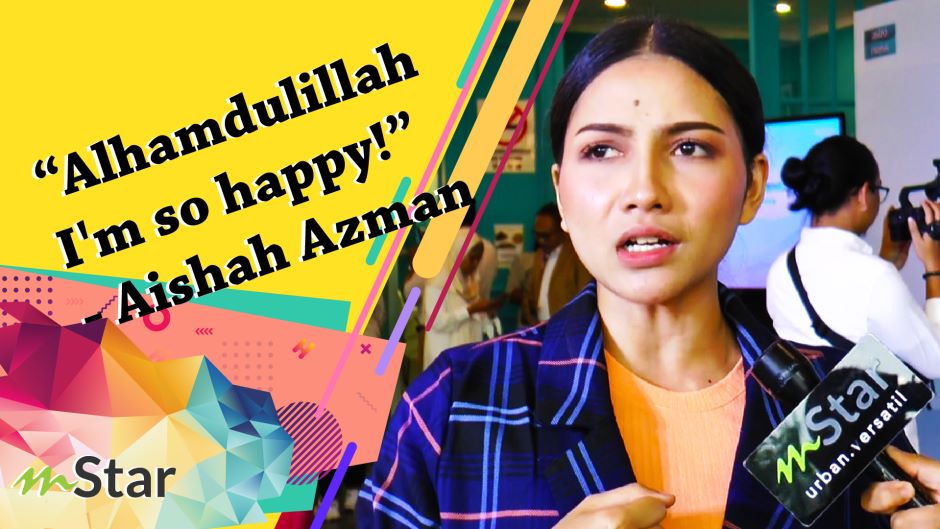 Sampai melompat sebab nak tunjuk ‘happy’, Aishah Azman rasa lega putus ...