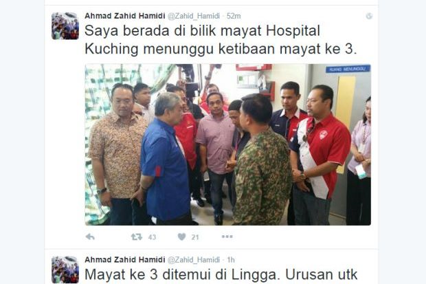 Nahas Helikopter: Mayat Ketiga Ditemui - TPM - Semasa | mStar